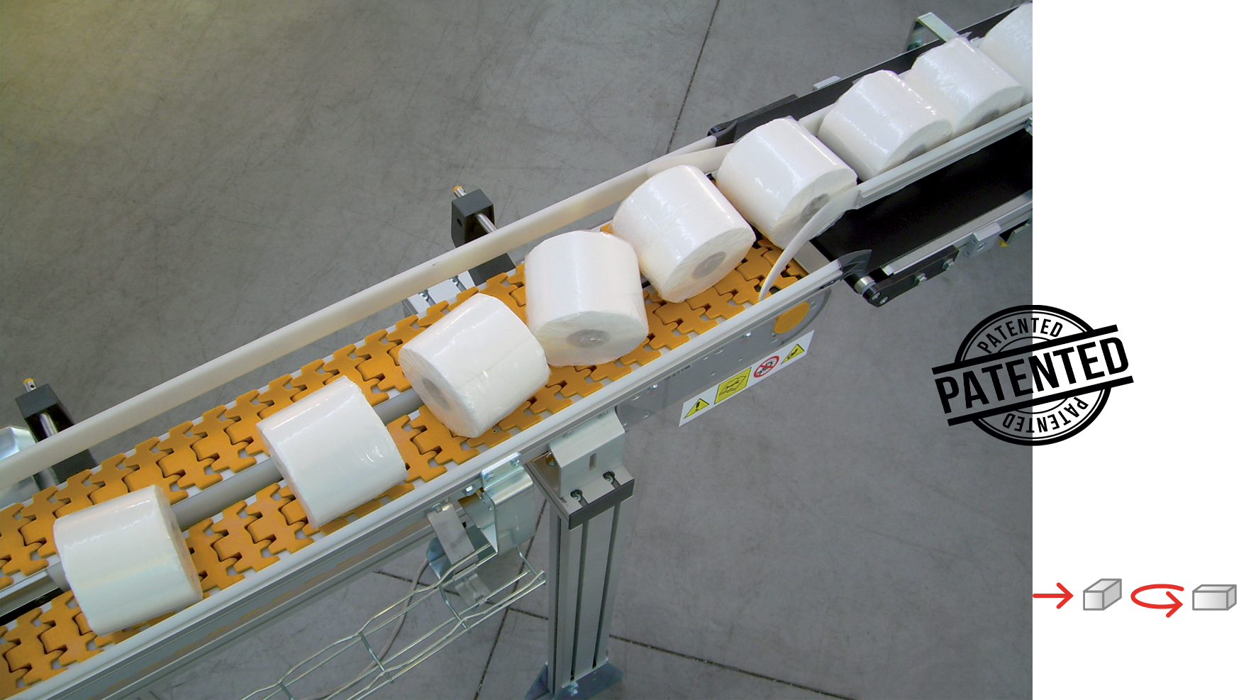 Realignment Units for packaged rolls - Pulsar